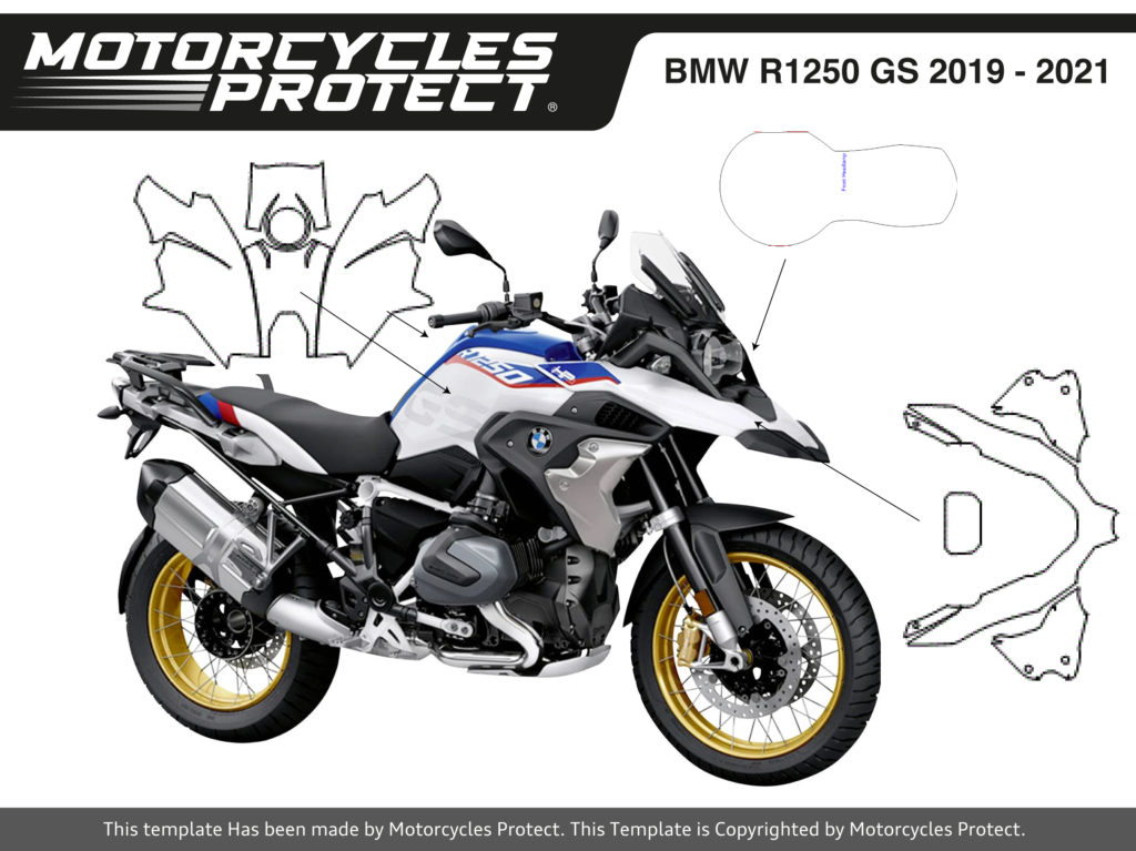 Bmw r1250 gs – paint protection film | PPF Protection