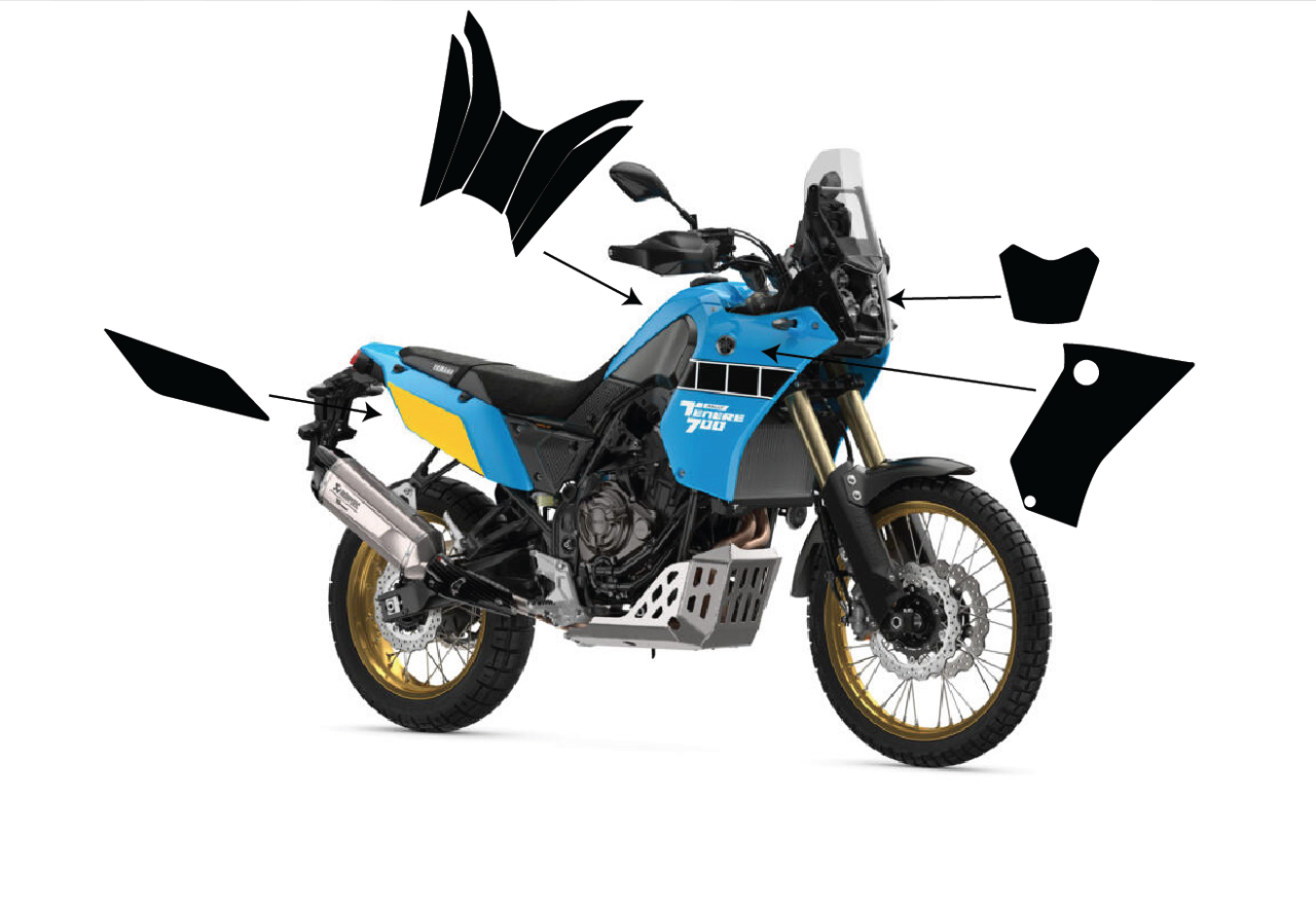 Yamaha tenere 700 – paint protection film | PPF Protection