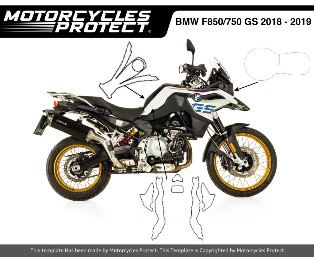 Bmw f850 gs – paint protection film | PPF Protection