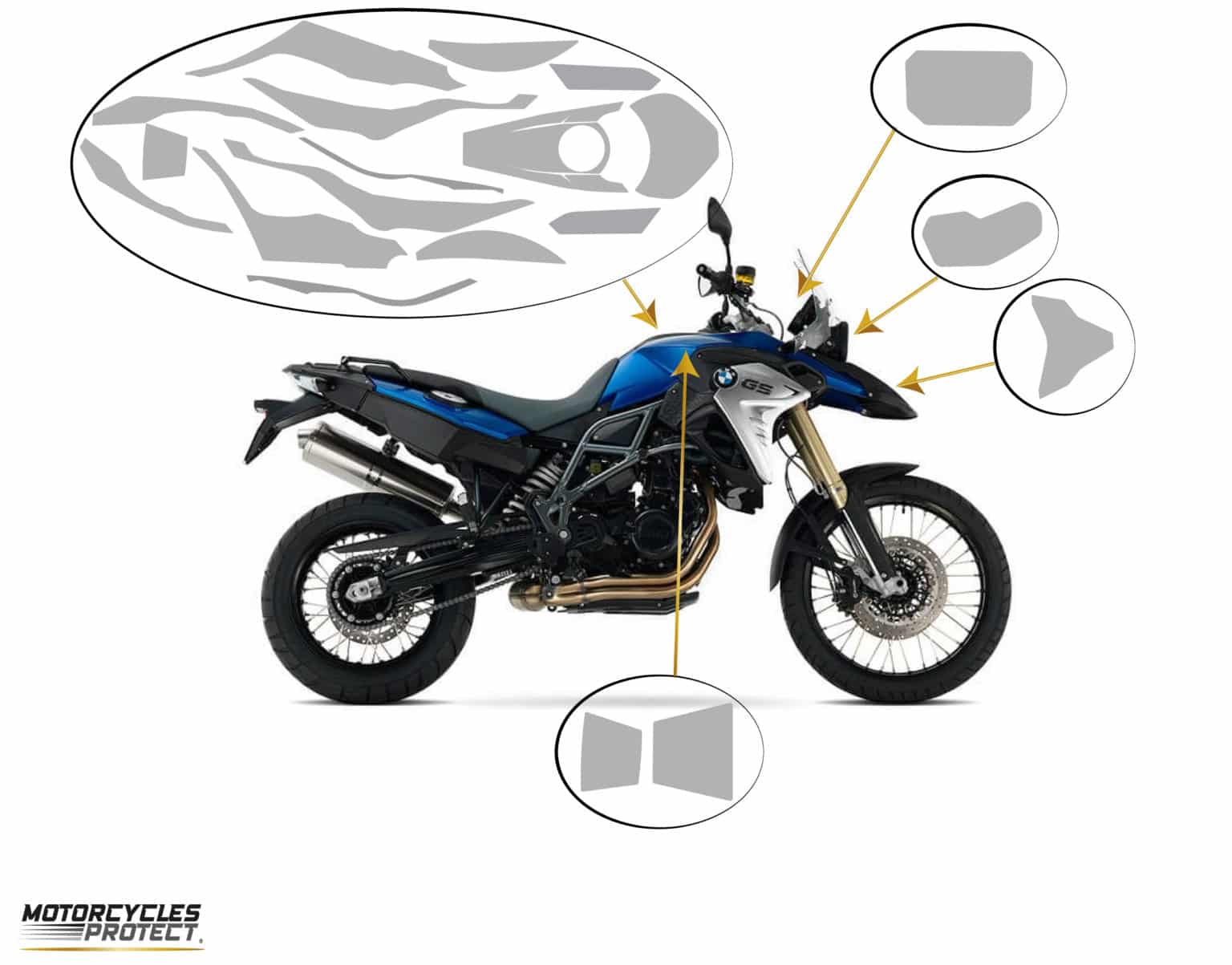 Paint Protection Film for BMW Motorcycles - PPF by Motorcycles Protect